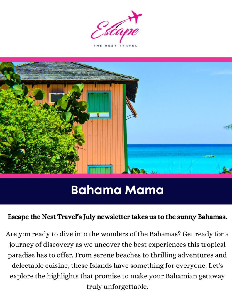 4 Must-Do Adventures in the Bahamas - Escape The Nest Travel